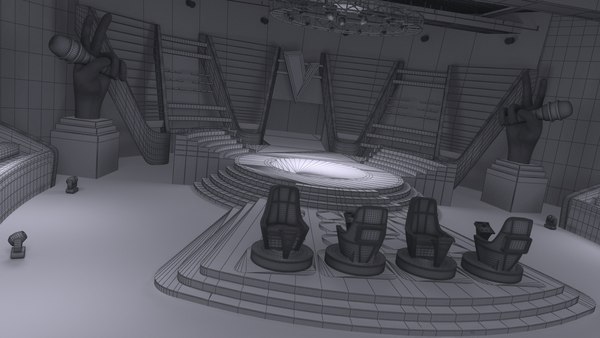 The Voice Tv Studio Collection 3D model - TurboSquid 1725551