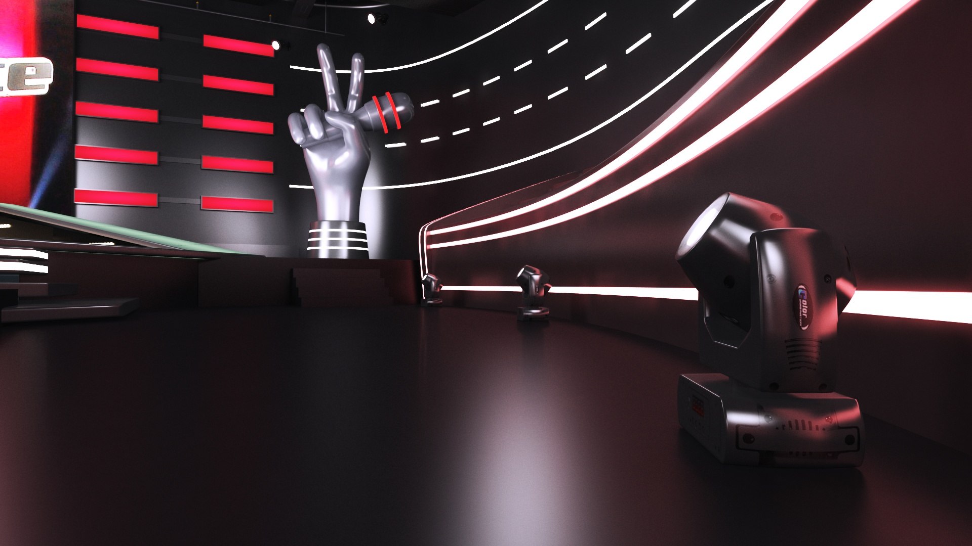 The Voice Tv Studio Collection 3D Model - TurboSquid 1725551