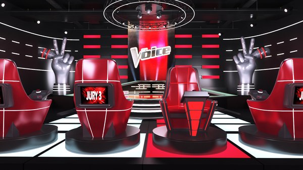 The Voice Tv Studio Collection 3D model - TurboSquid 1725551