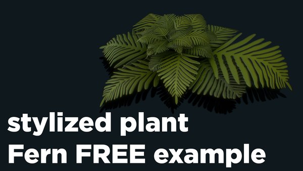 Free 3D stylized plant - TurboSquid 1587037