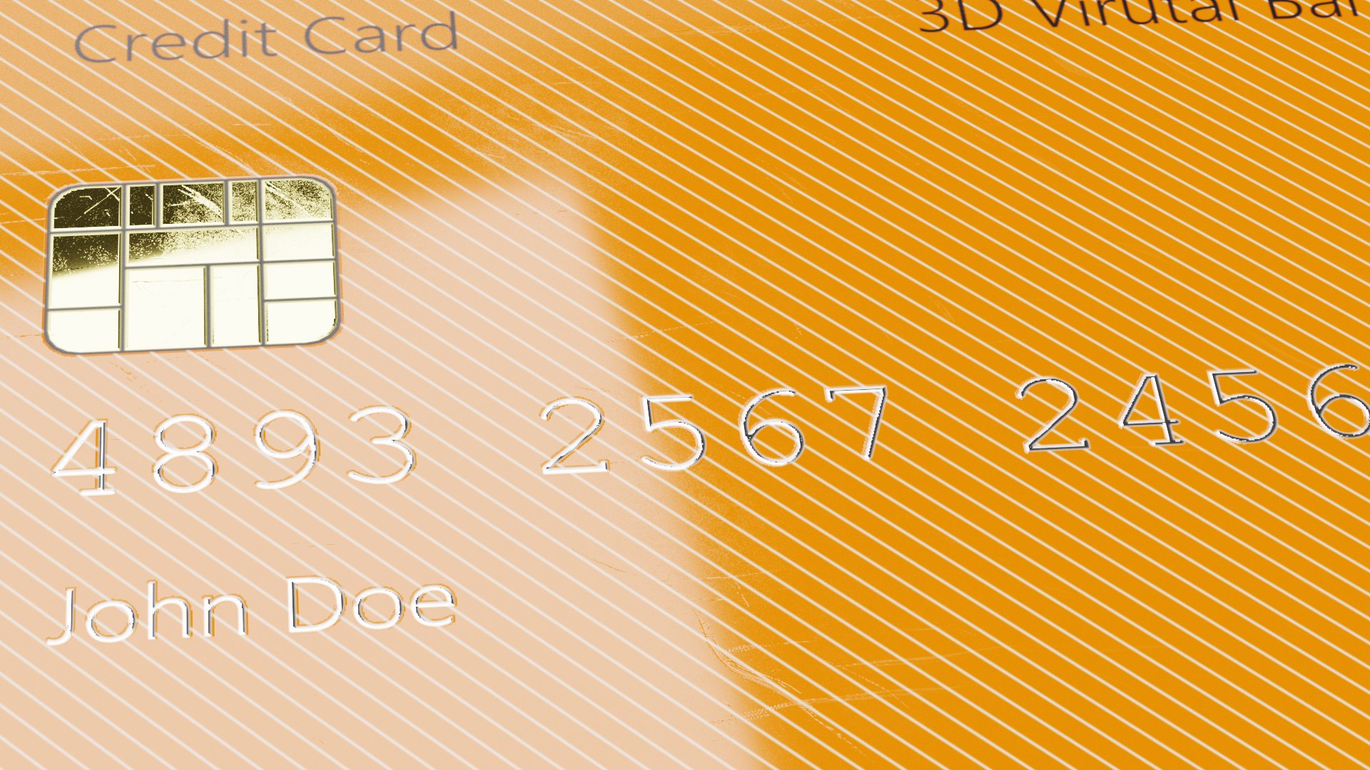 3D Credit Card Model - TurboSquid 1571979
