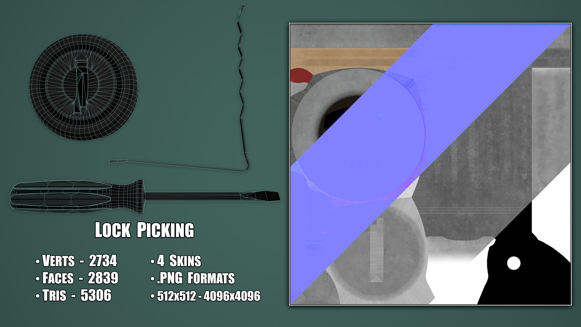 Lock Picking 3D - TurboSquid 2176230