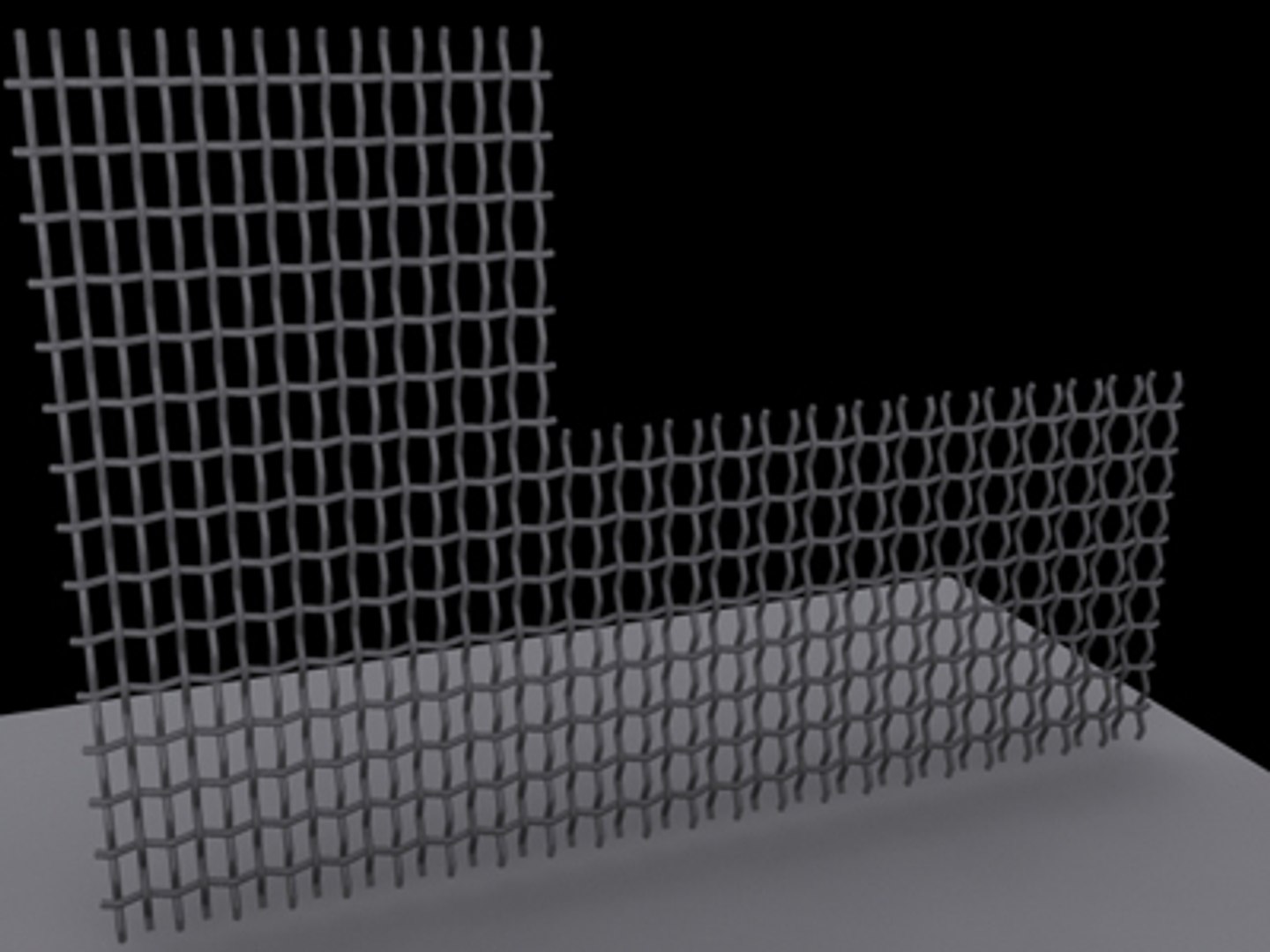 3d Model Wire Fence