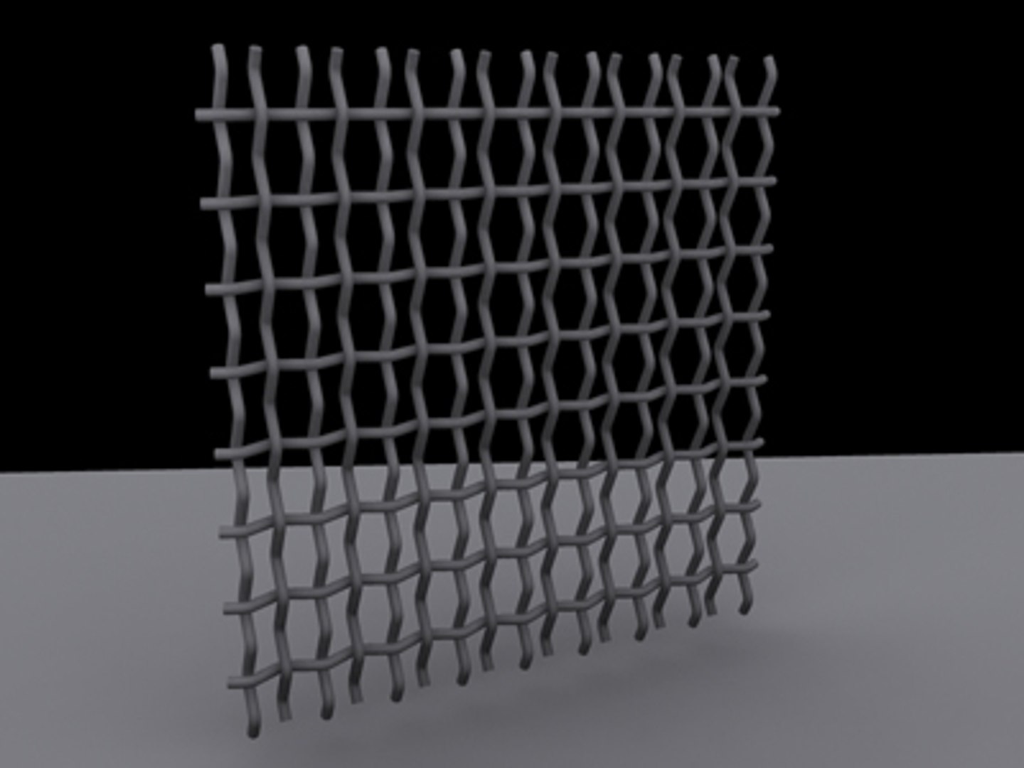 3d Model Wire Fence
