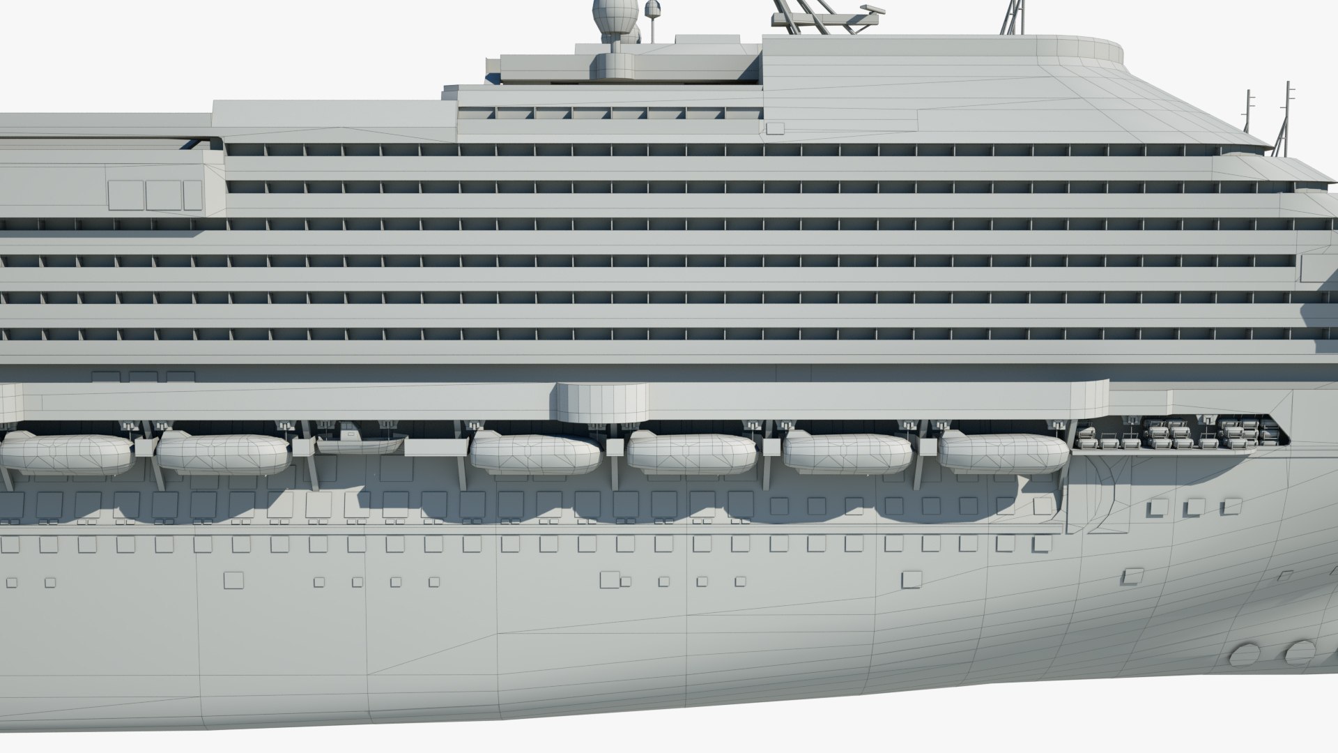 Cruise vessel carnival breeze 3D model - TurboSquid 1284475