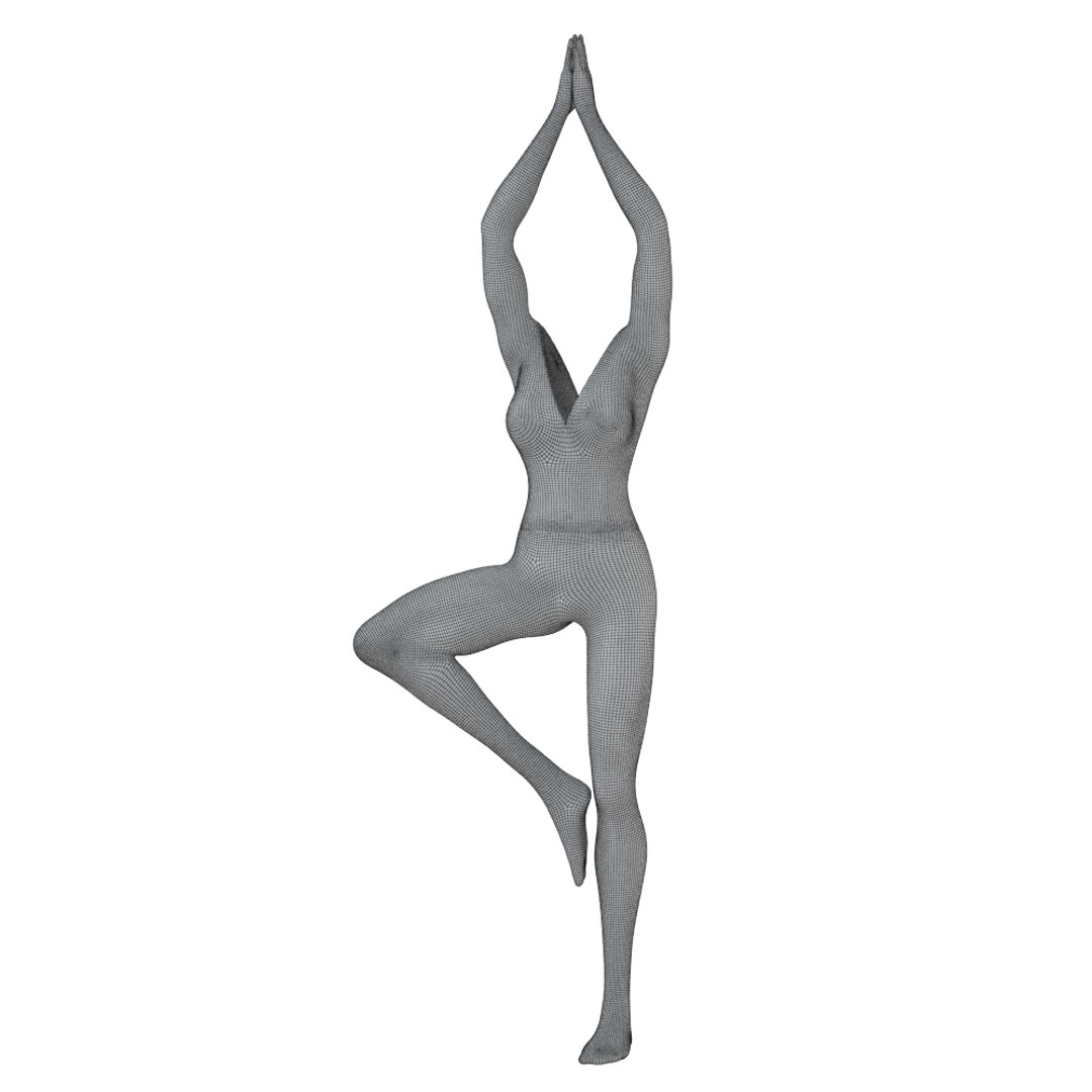Female Headless Mannequin Stands In Yoga Pose 71 3D Model - TurboSquid ...