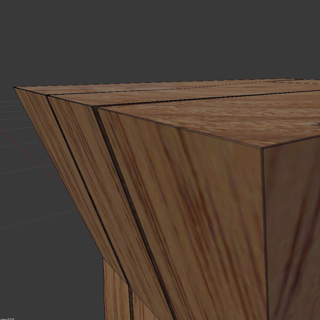 3d Wood Table
