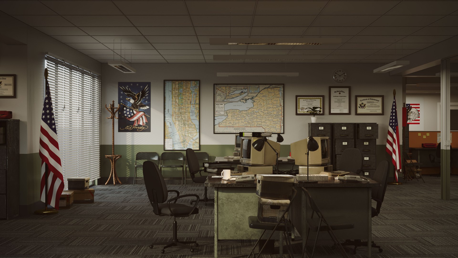 Police Department 3D Model - TurboSquid 2172007