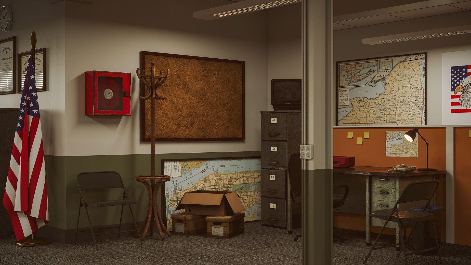 Police Department 3D Model - TurboSquid 2172007