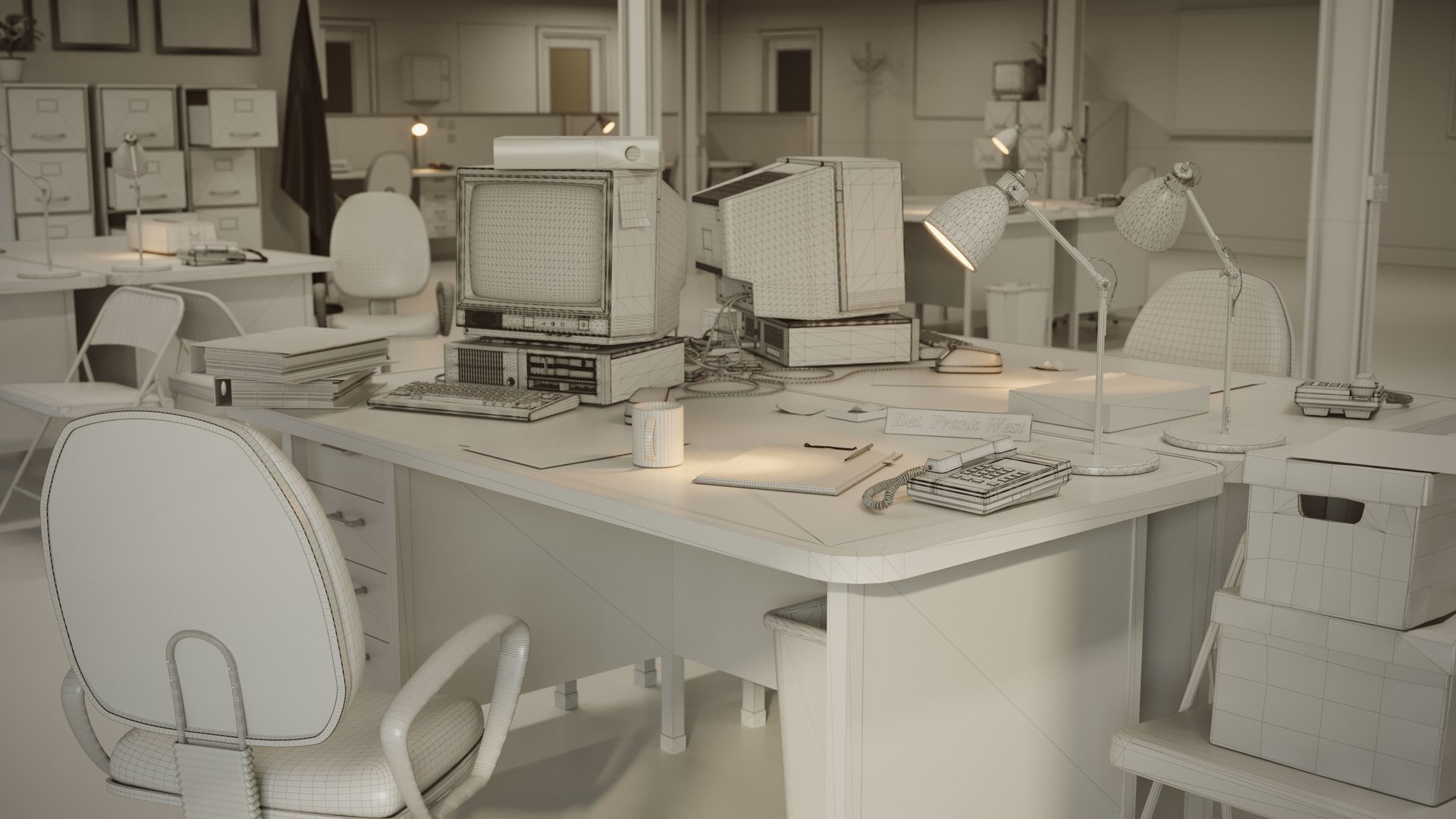 Police Department 3D Model - TurboSquid 2172007