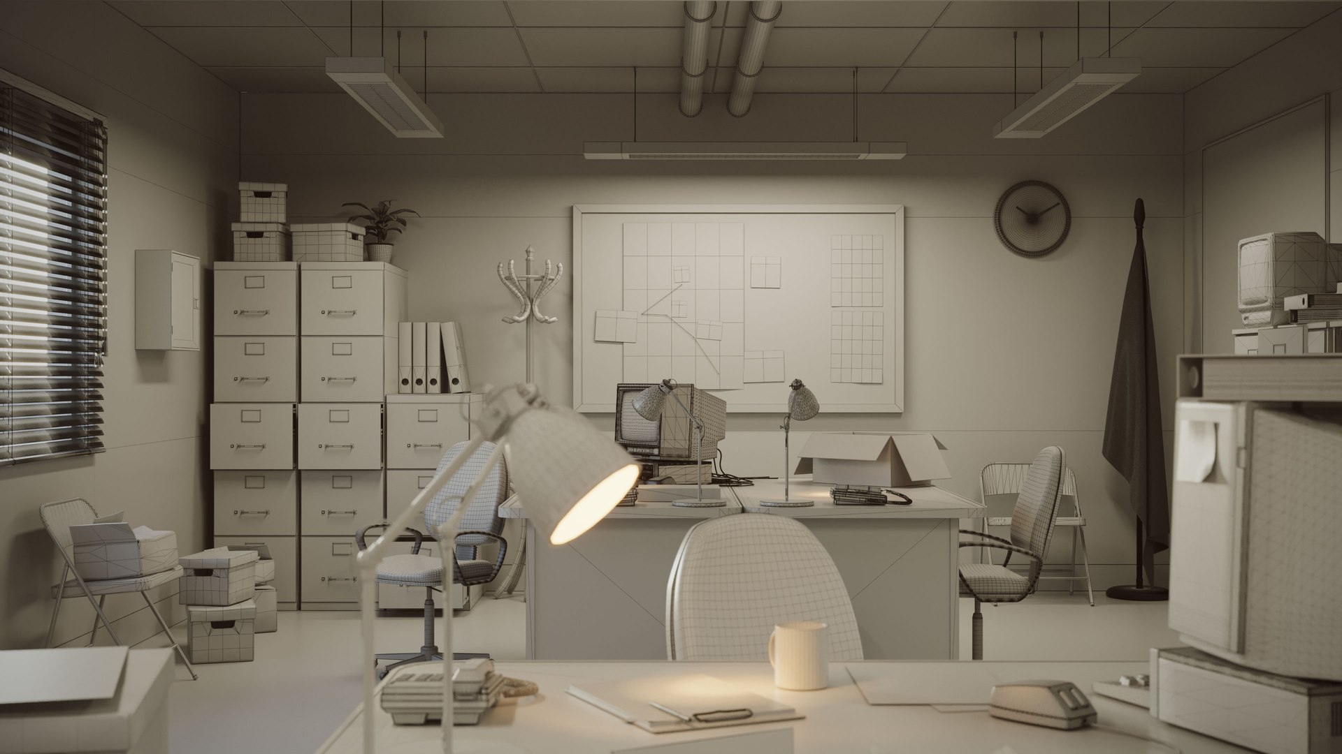 Police Department 3D Model - TurboSquid 2172007