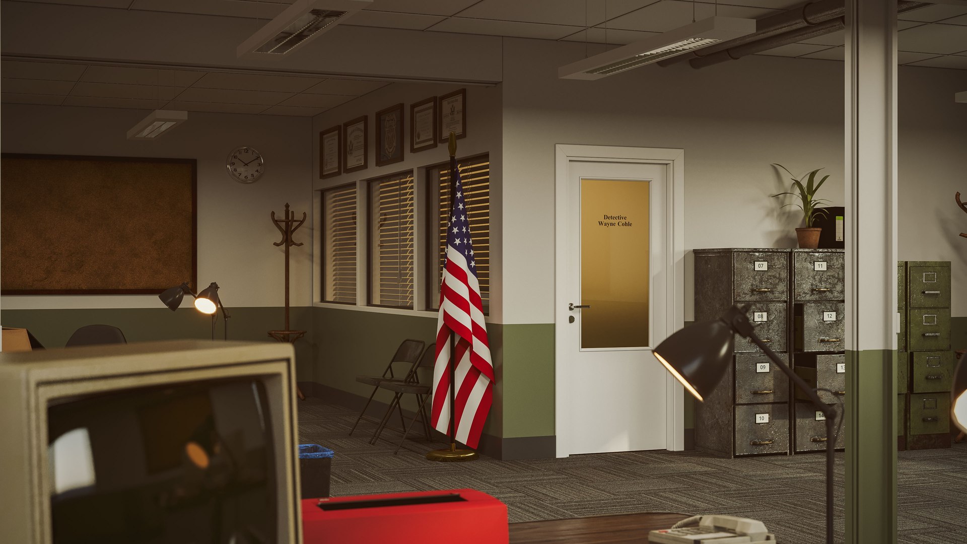 Police Department 3D Model - TurboSquid 2172007