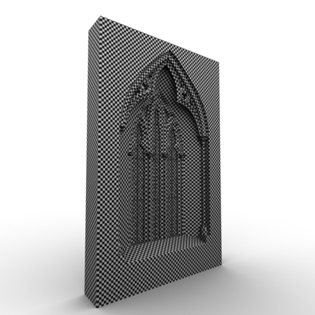 3d Model Gothic Window