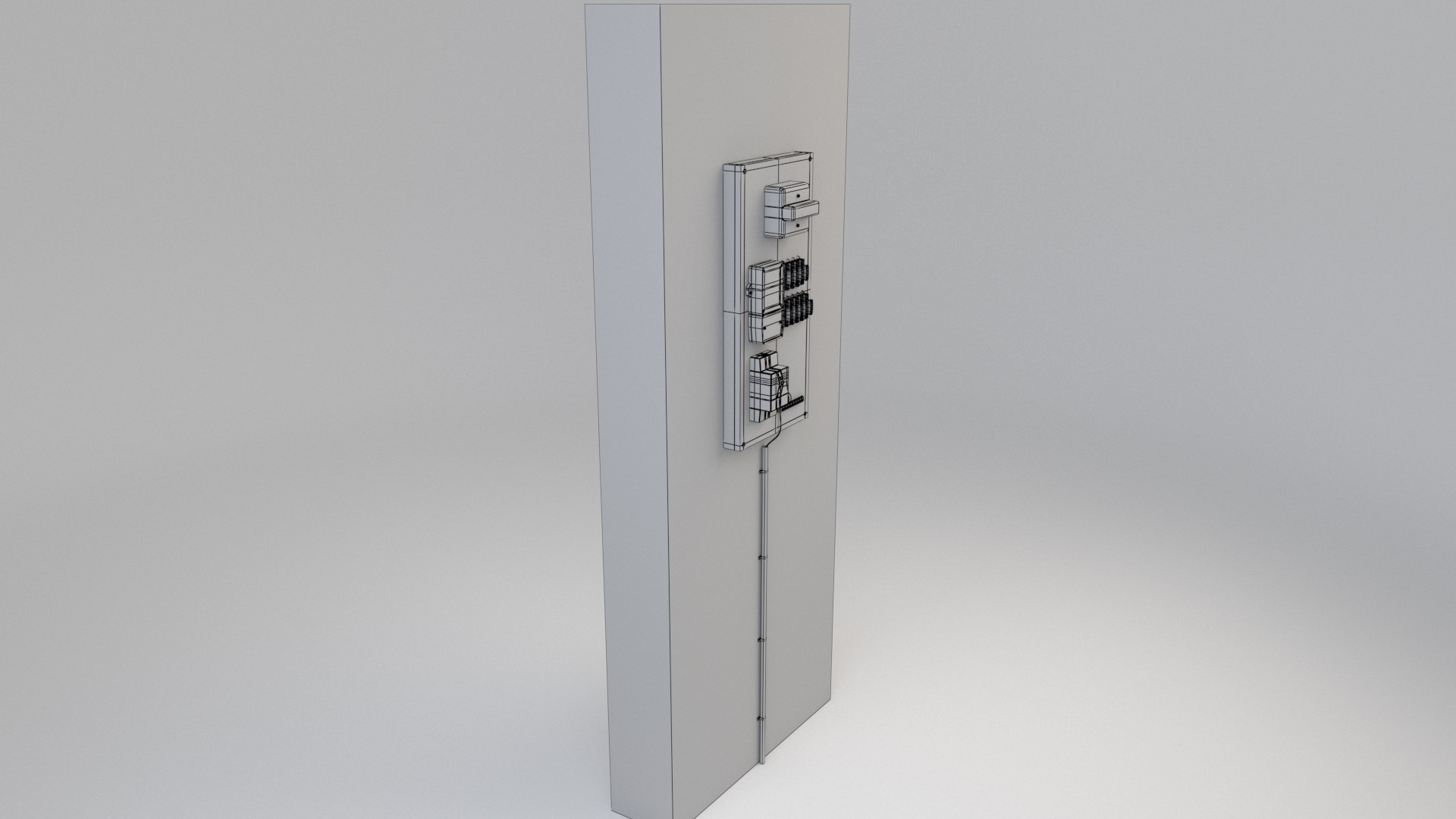 Electrical Panel 3D Model - TurboSquid 1882807