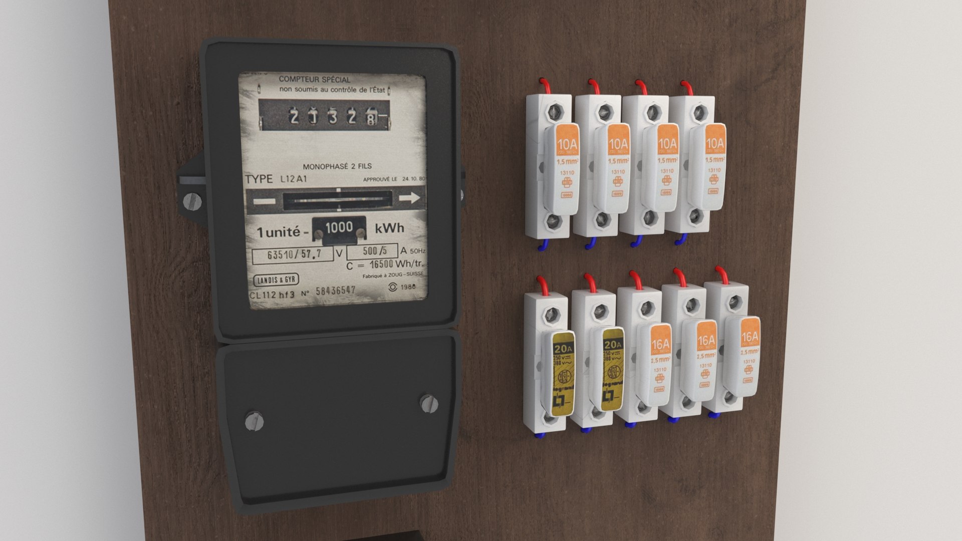 Electrical Panel 3D Model - TurboSquid 1882807