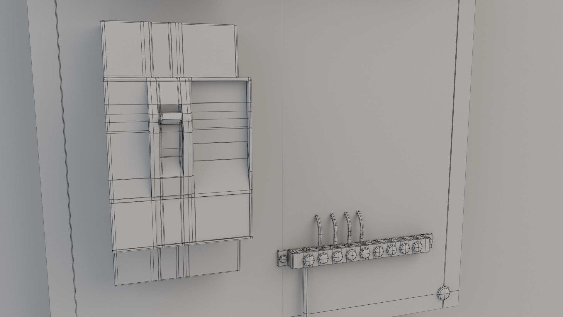 Electrical Panel 3D Model - TurboSquid 1882807