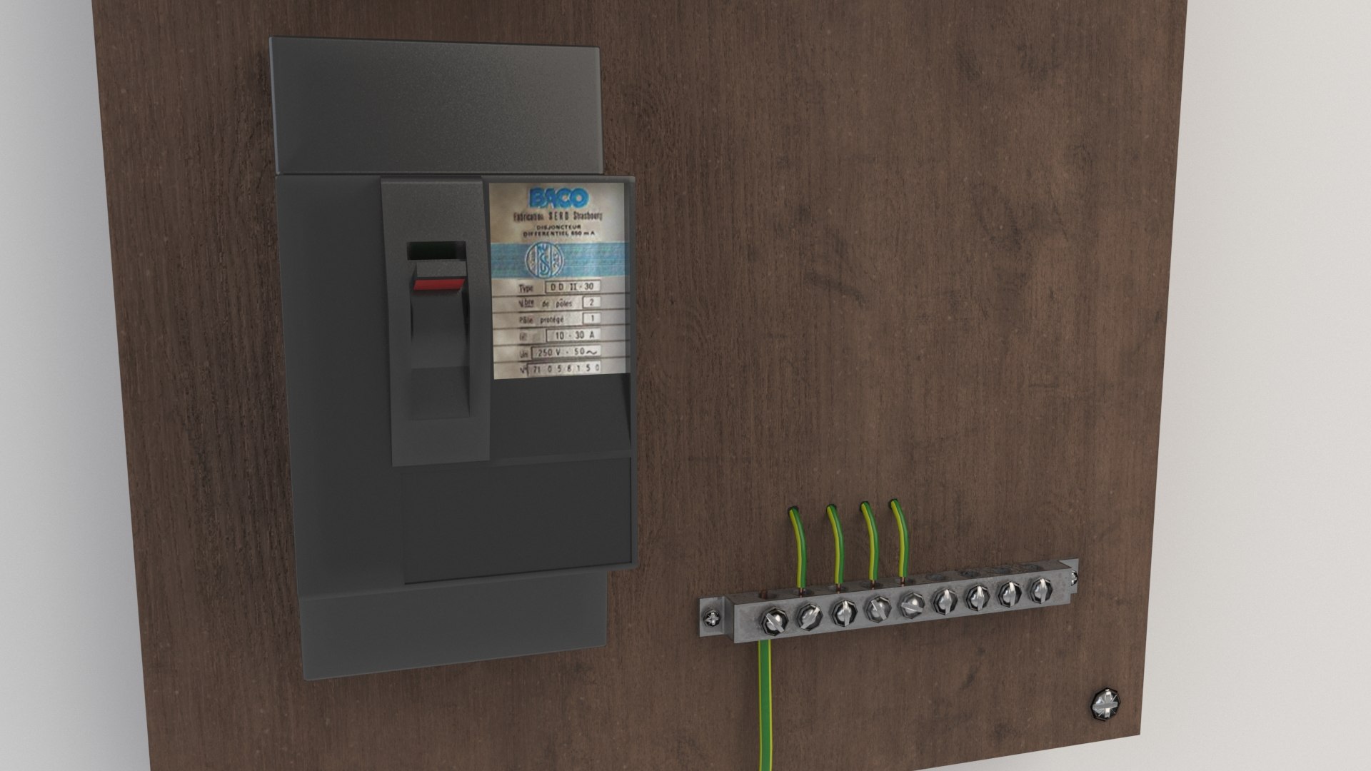 Electrical Panel 3D Model - TurboSquid 1882807