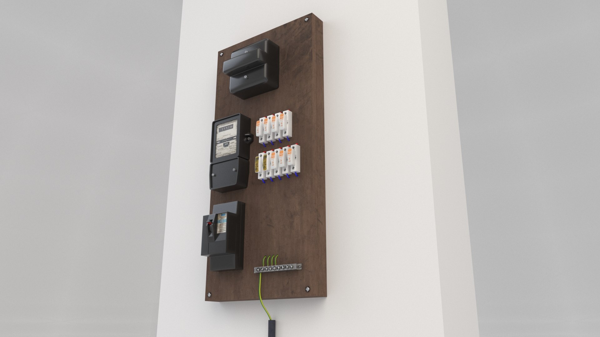 Electrical Panel 3D Model - TurboSquid 1882807