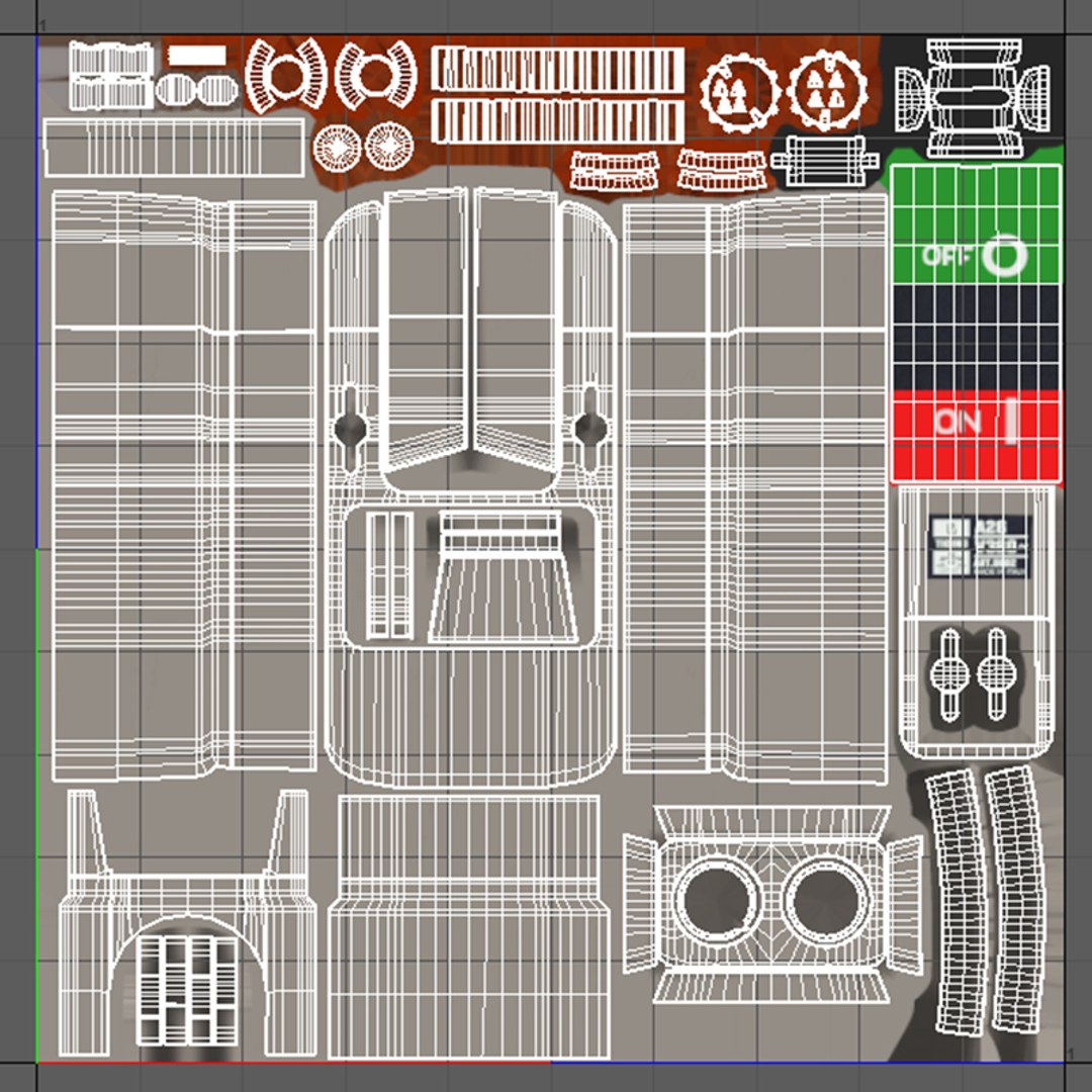 3D Vintage Safety Switch With Fuses Model - TurboSquid 1884252
