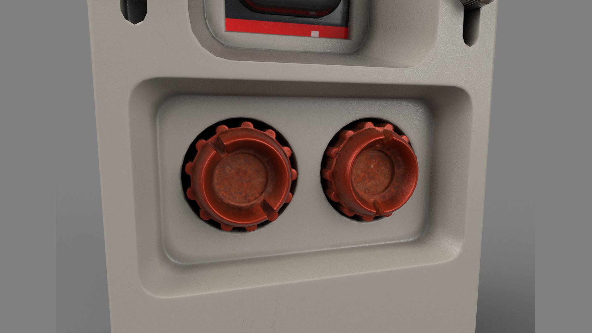 3D Vintage Safety Switch With Fuses Model - TurboSquid 1884252