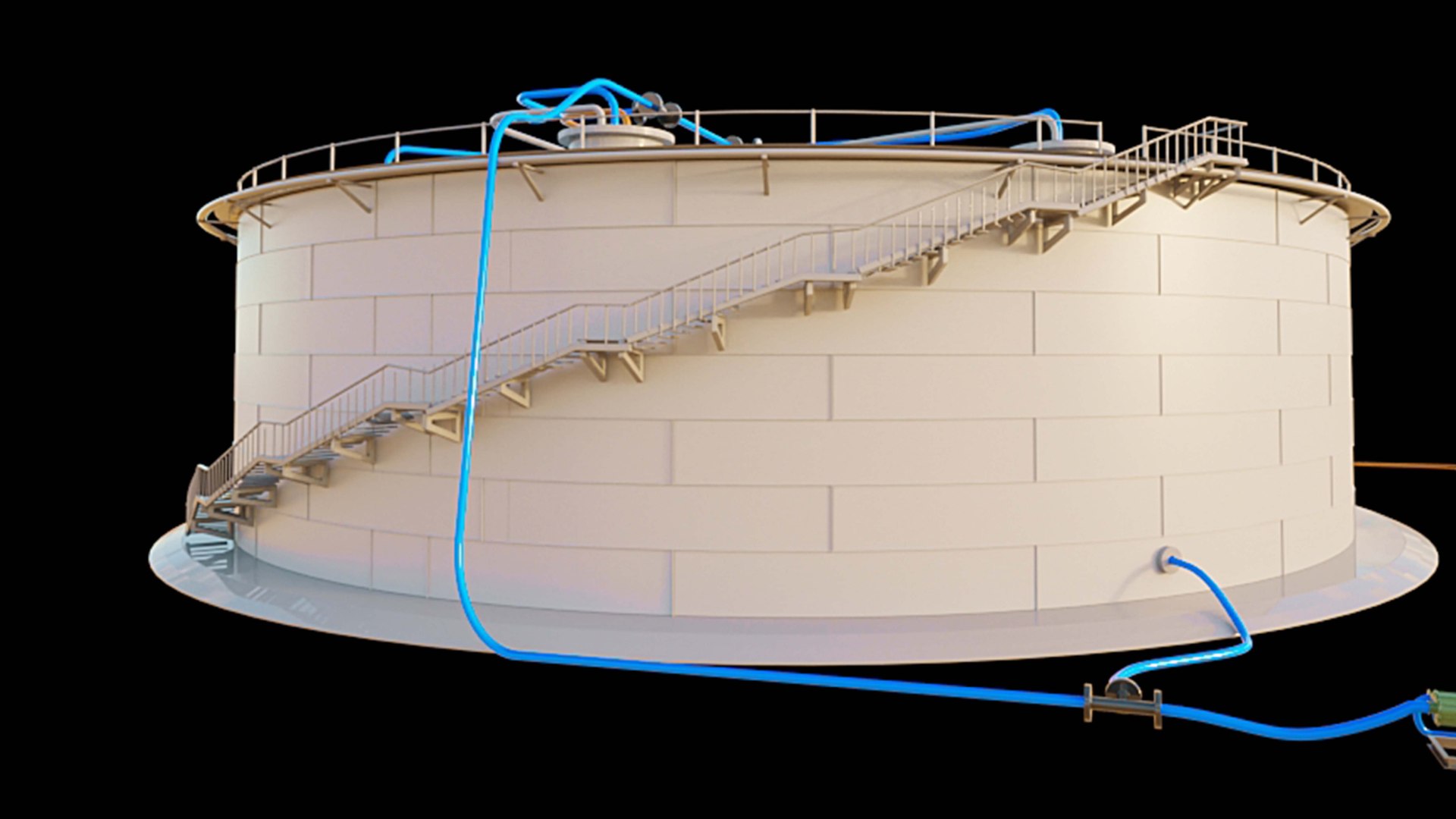 3D Model Oil Tank - TurboSquid 1760474