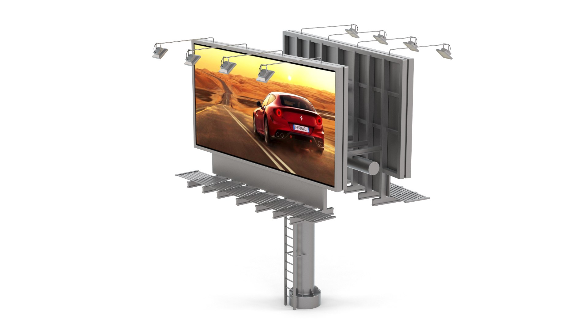Billboard 3D Model - TurboSquid 2223114
