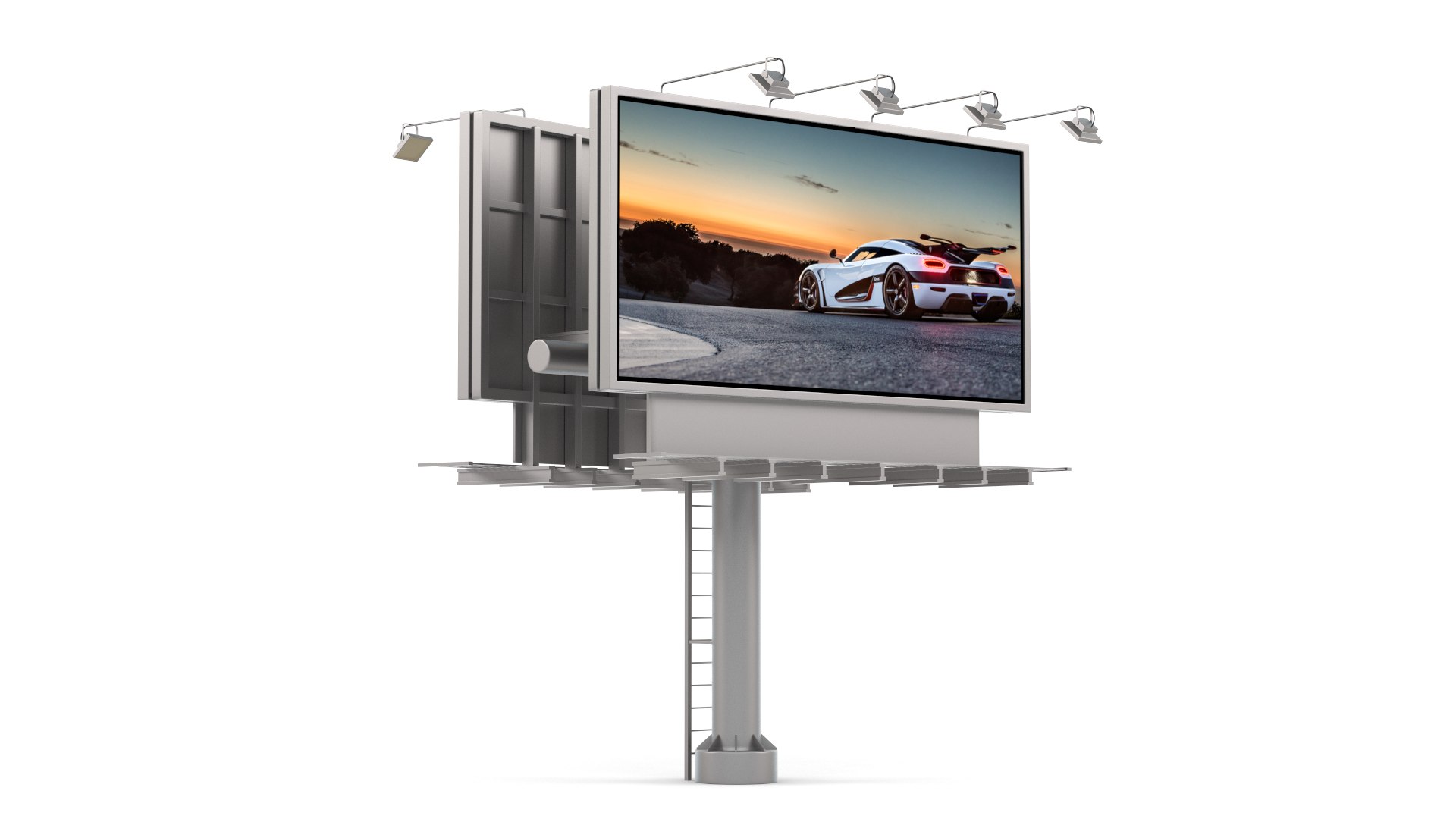 Billboard 3D Model - TurboSquid 2223114