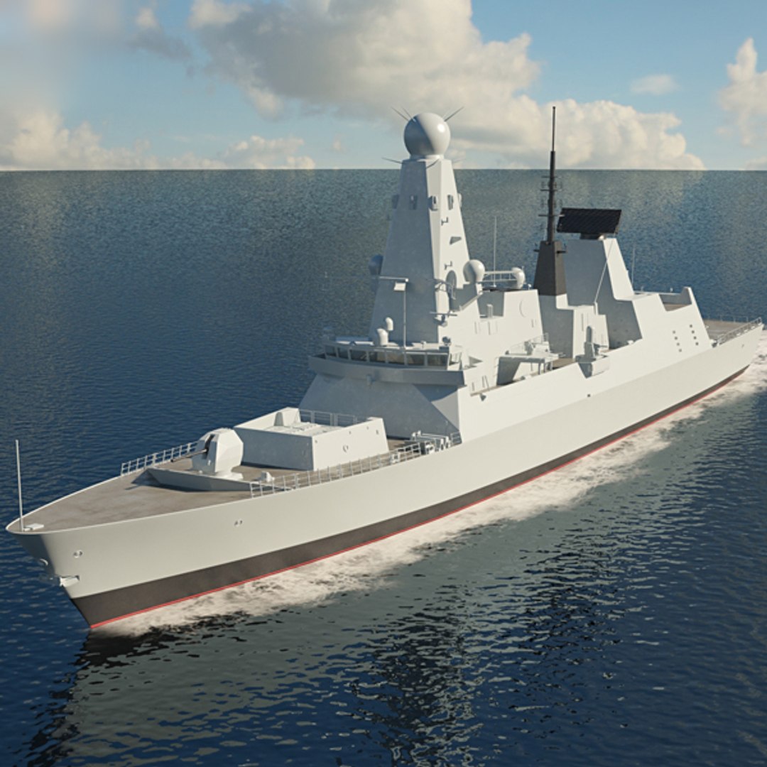 modelo 3d HMS Daring D32 - TurboSquid 1375149