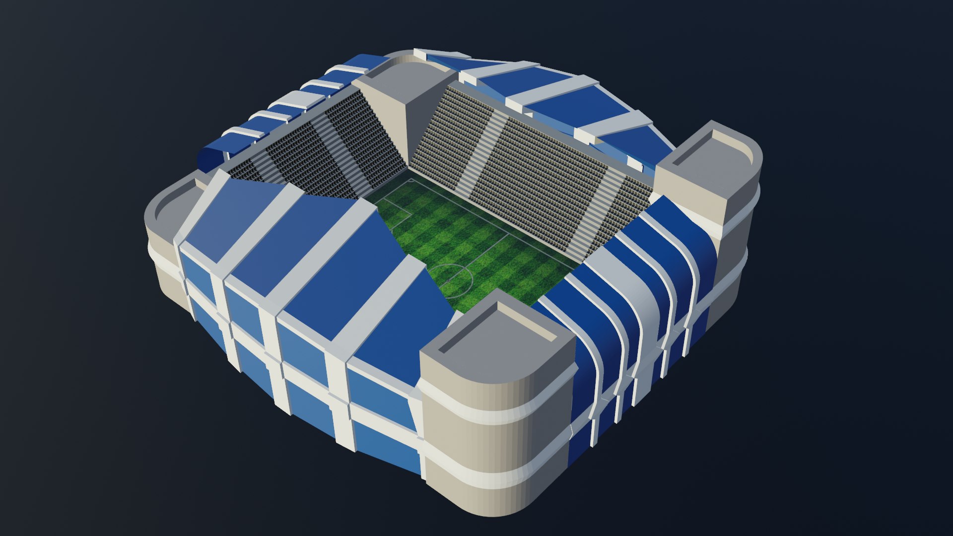 Football Stadium - Chelsea 3D - TurboSquid 1882251