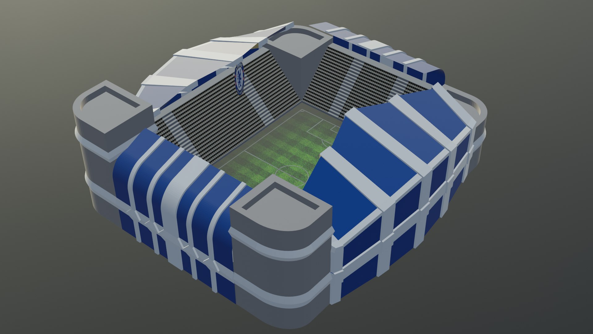 Football Stadium - Chelsea 3D - TurboSquid 1882251