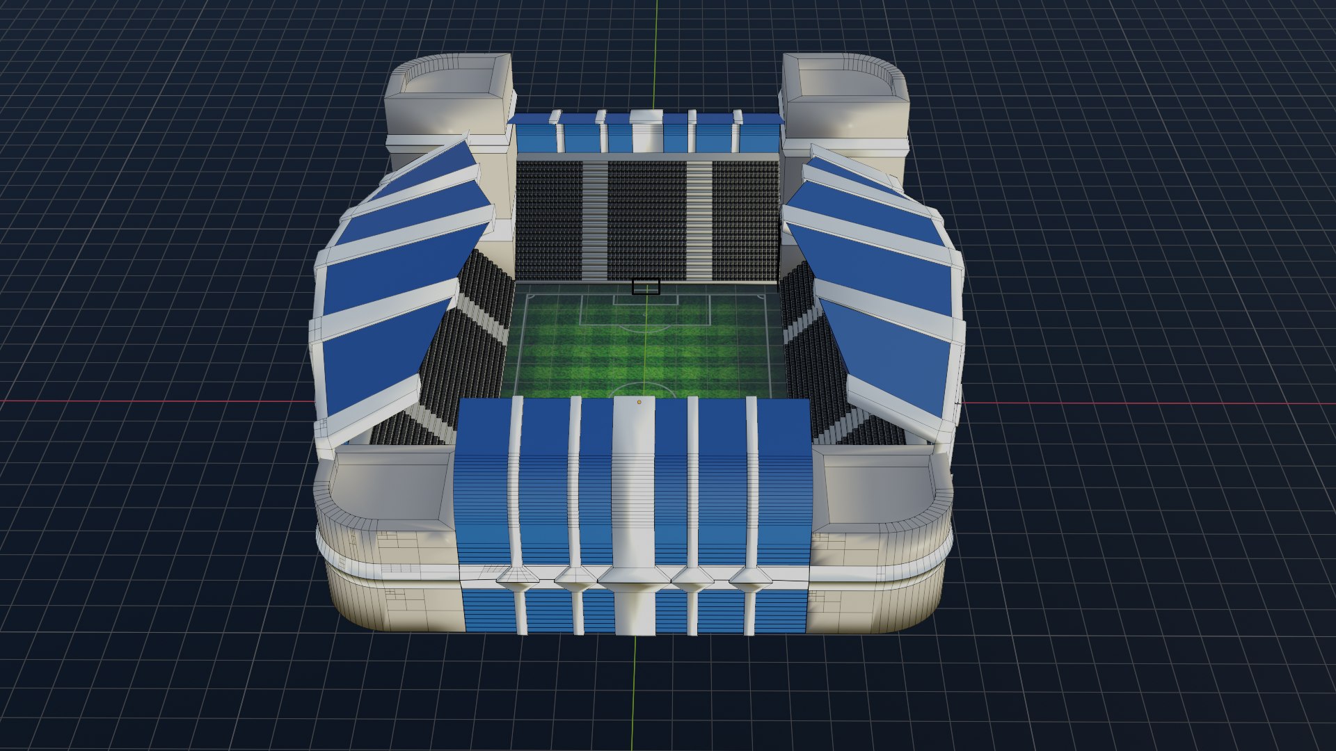 Football Stadium - Chelsea 3D - TurboSquid 1882251