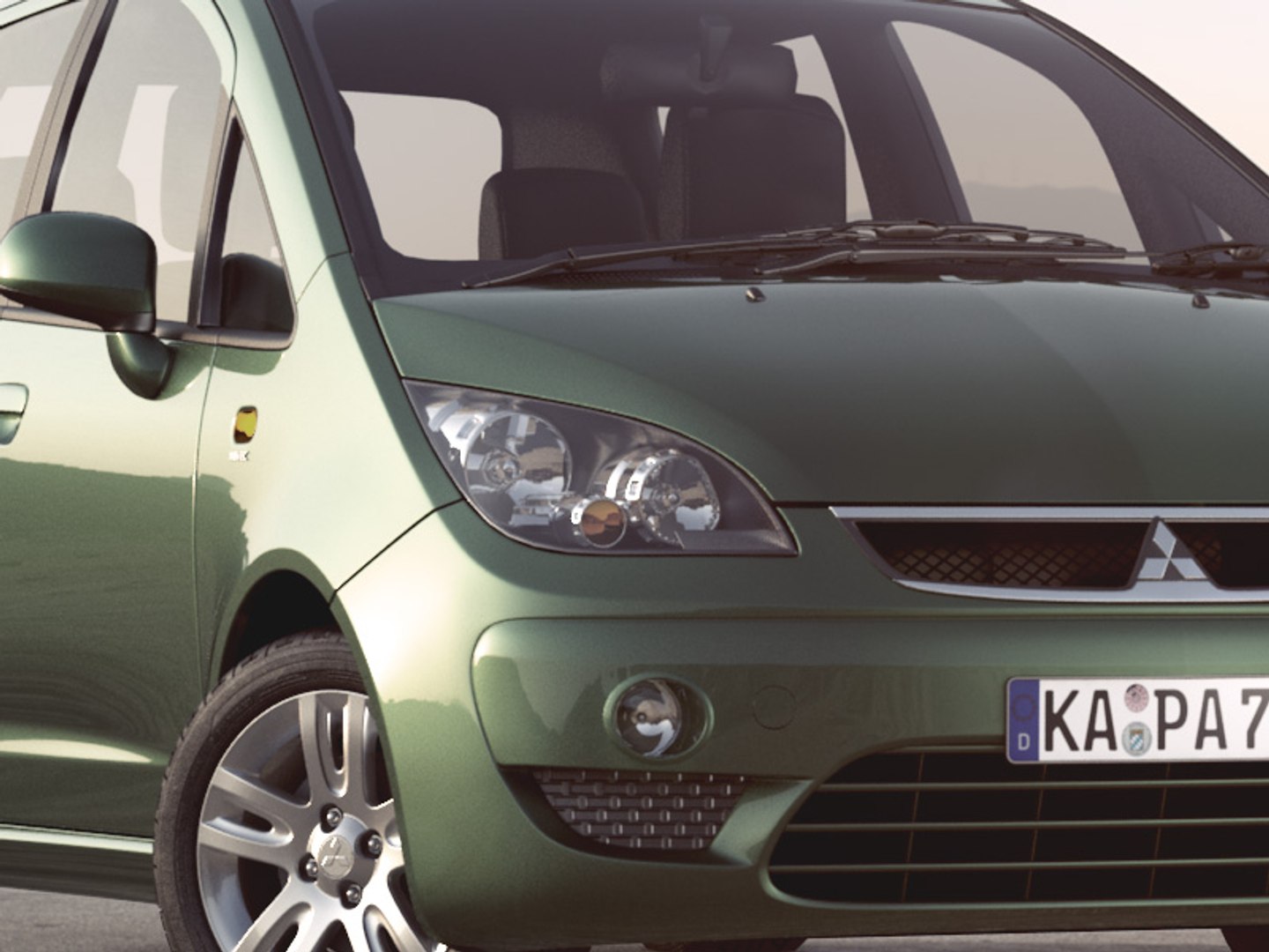 3d Model Mitsubishi Colt Car