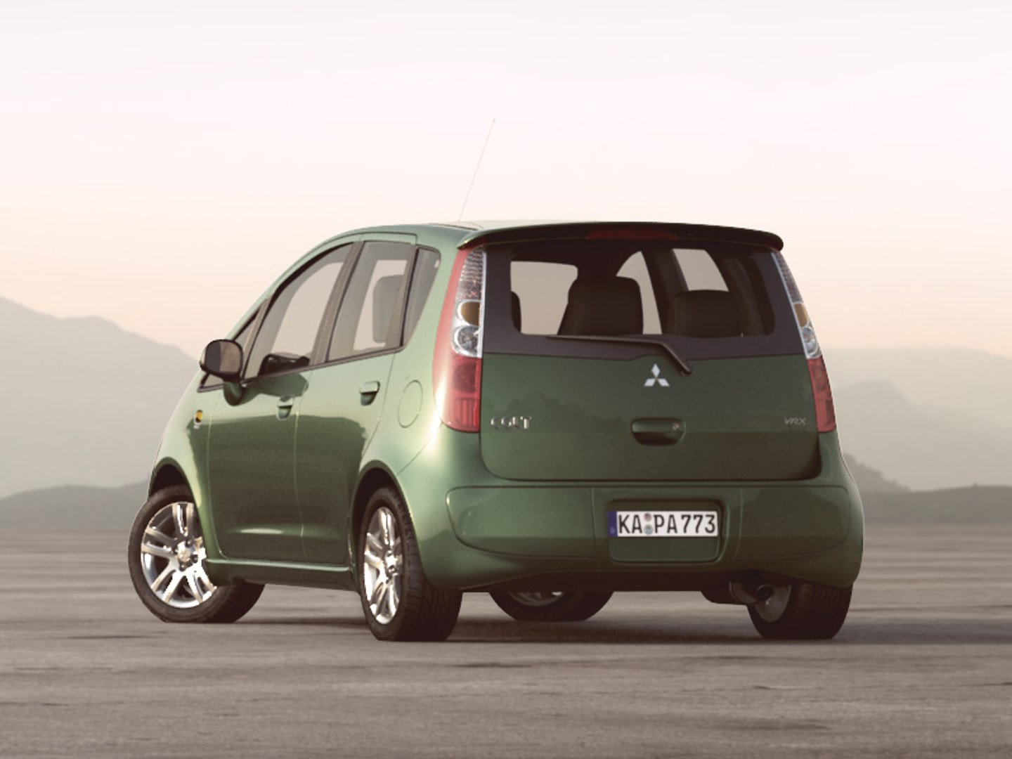 3d Model Mitsubishi Colt Car