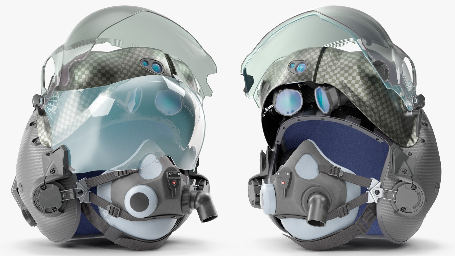 Fighter Pilot Helmet 3D Model - TurboSquid 2378842