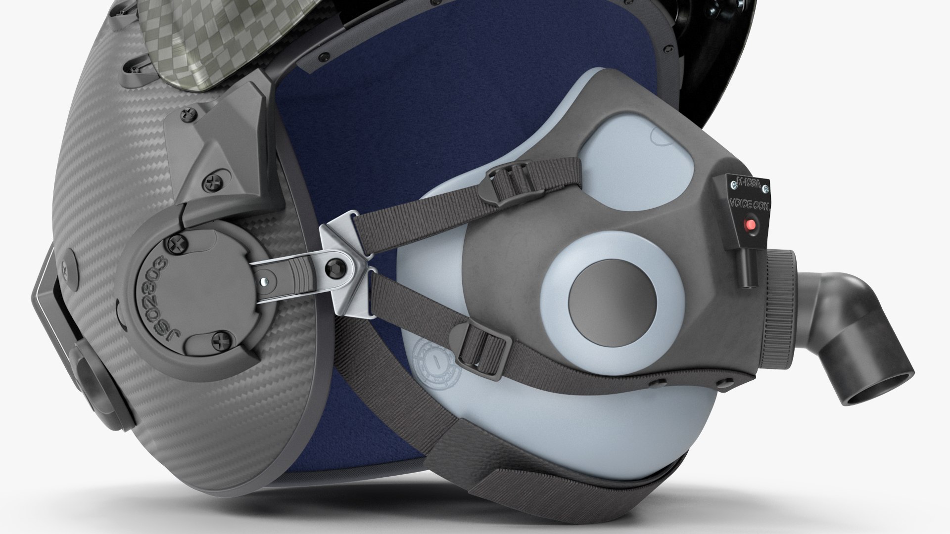 Fighter Pilot Helmet 3D Model - TurboSquid 2378842