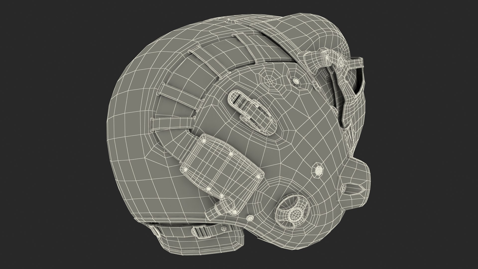 Fighter Pilot Helmet 3D Model - TurboSquid 2378842