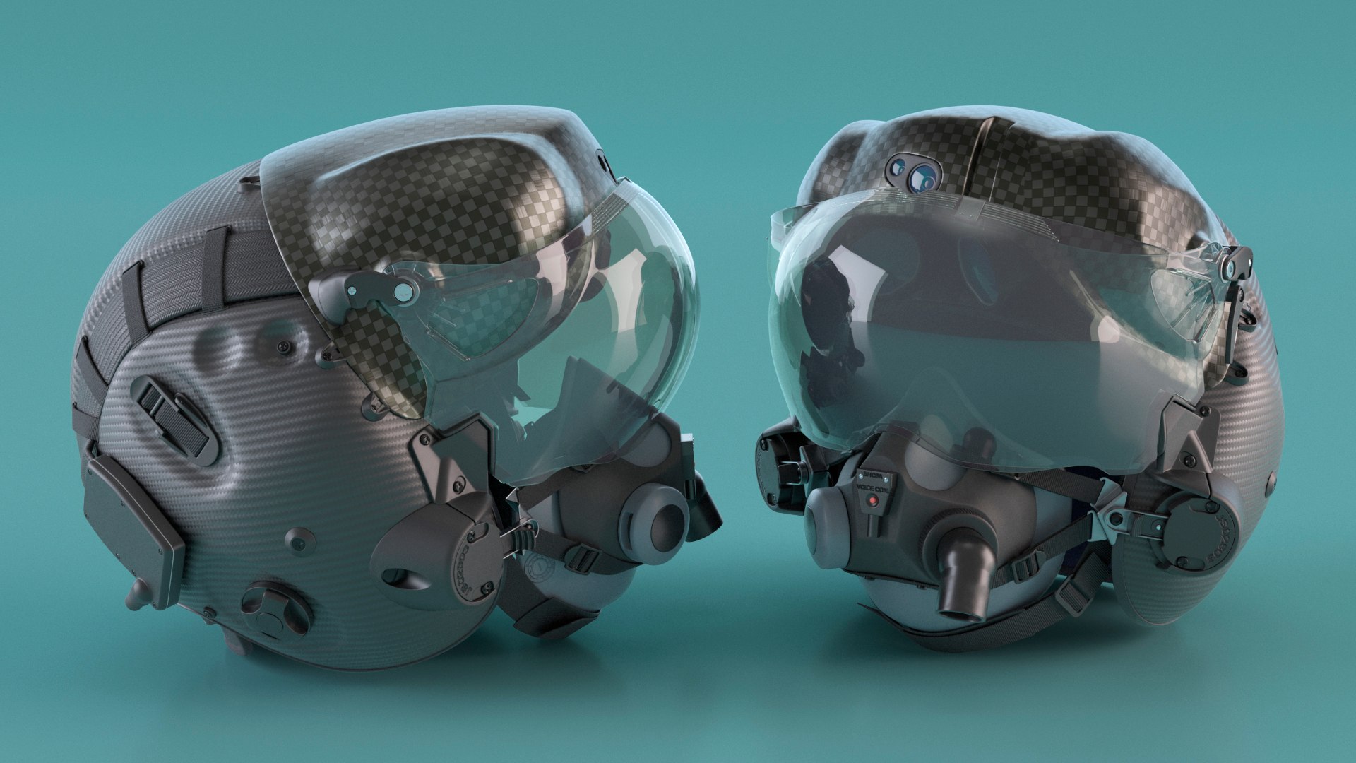 Fighter Pilot Helmet 3D Model - TurboSquid 2378842