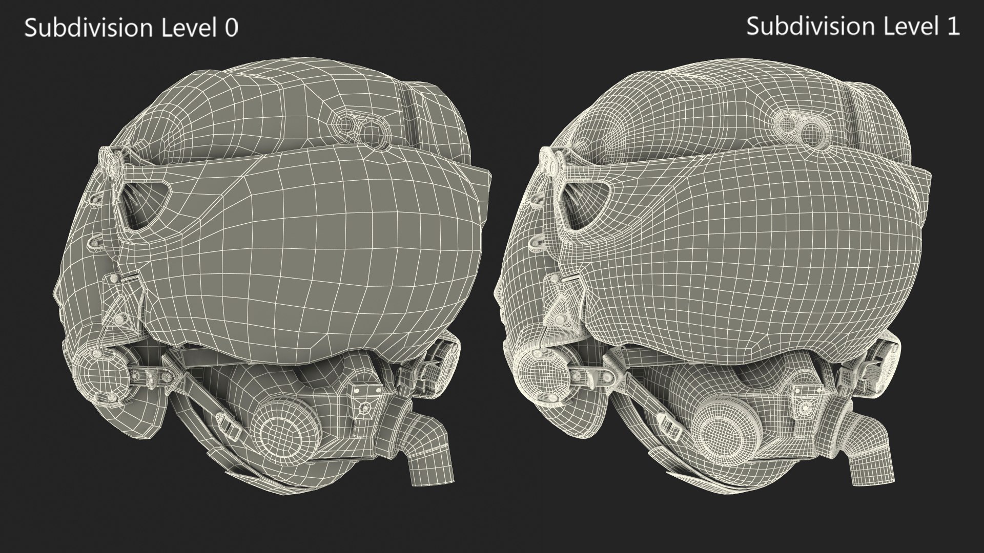 Fighter Pilot Helmet 3D Model - TurboSquid 2378842
