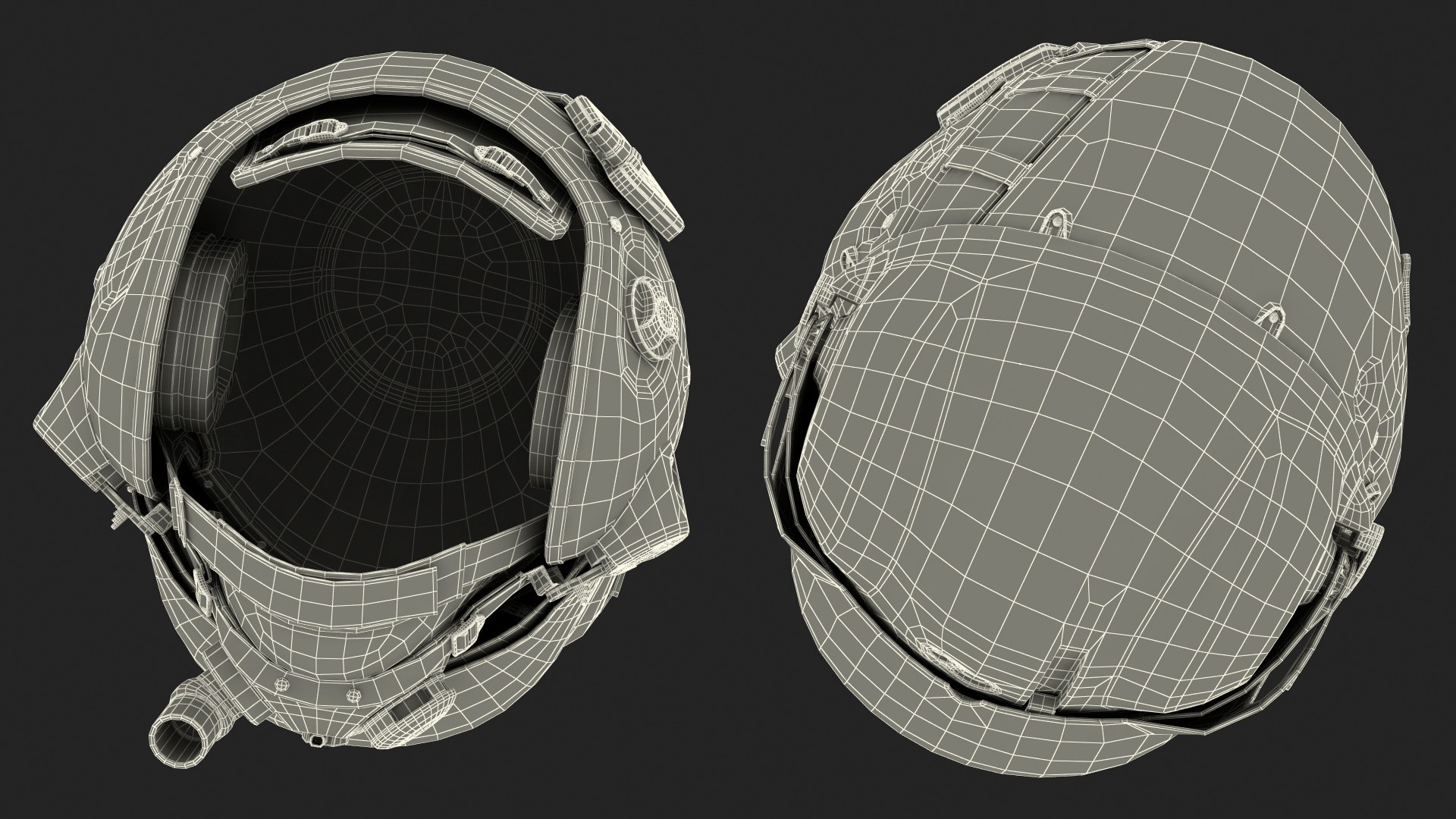 Fighter Pilot Helmet 3D Model - TurboSquid 2378842