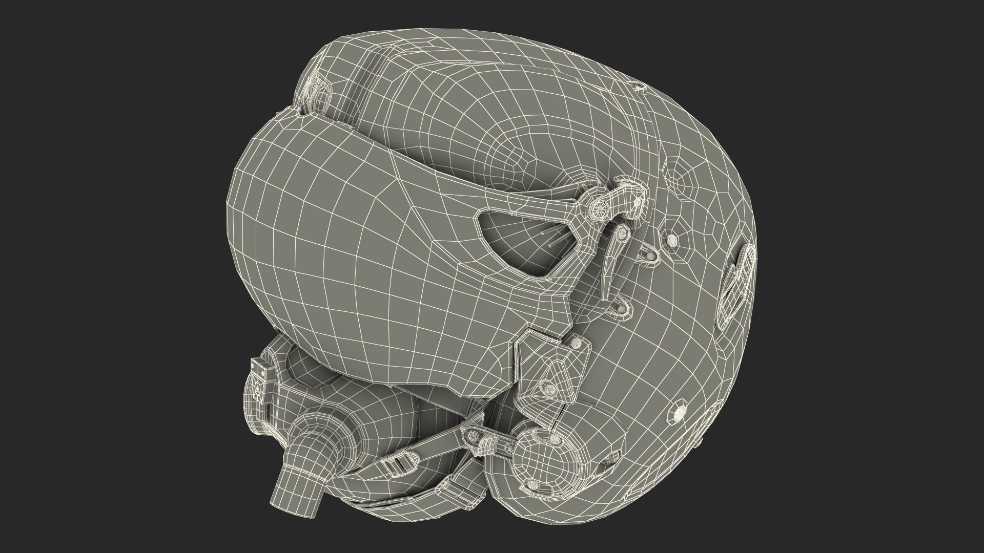 Fighter Pilot Helmet 3D Model - TurboSquid 2378842