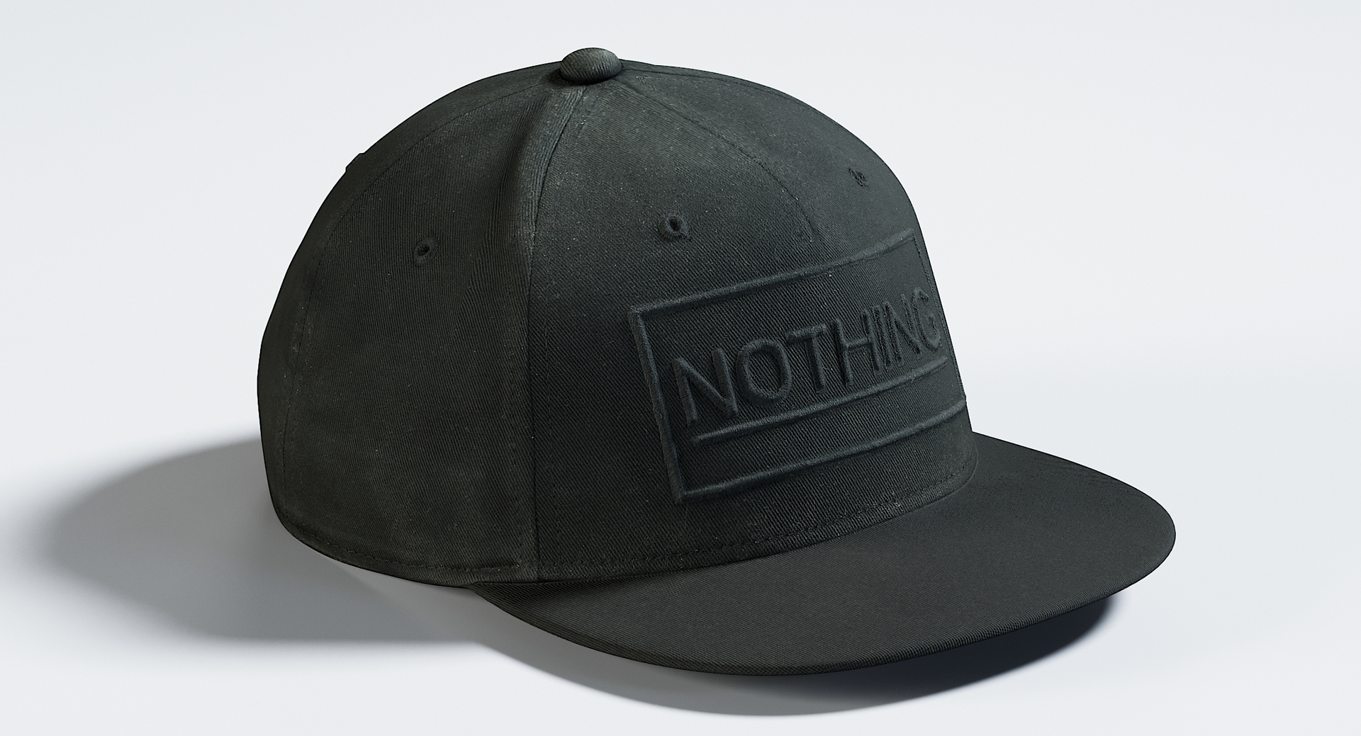 Realistic Black Cap 3D Model - TurboSquid 1461907