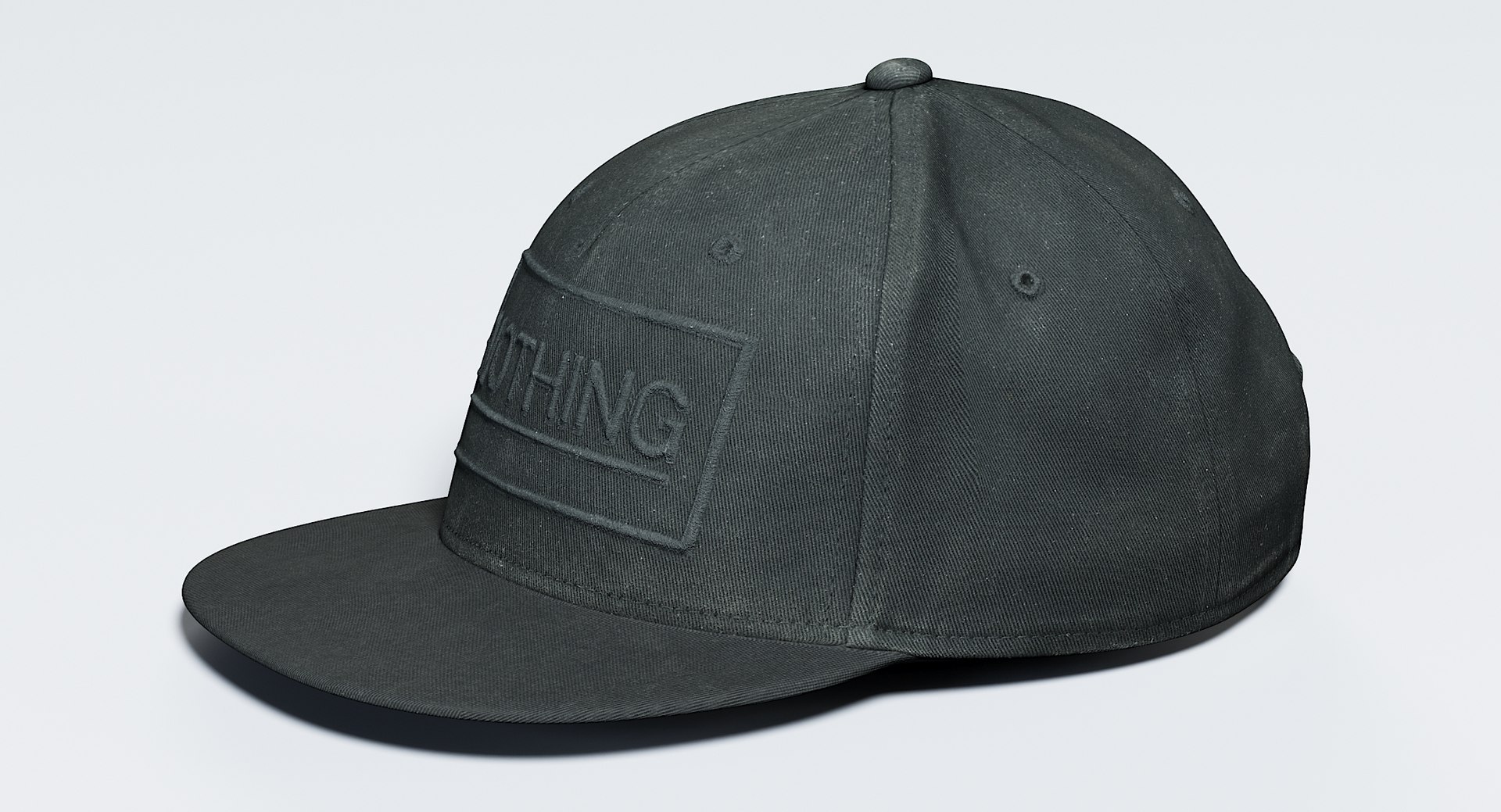 Realistic Black Cap 3D Model - TurboSquid 1461907