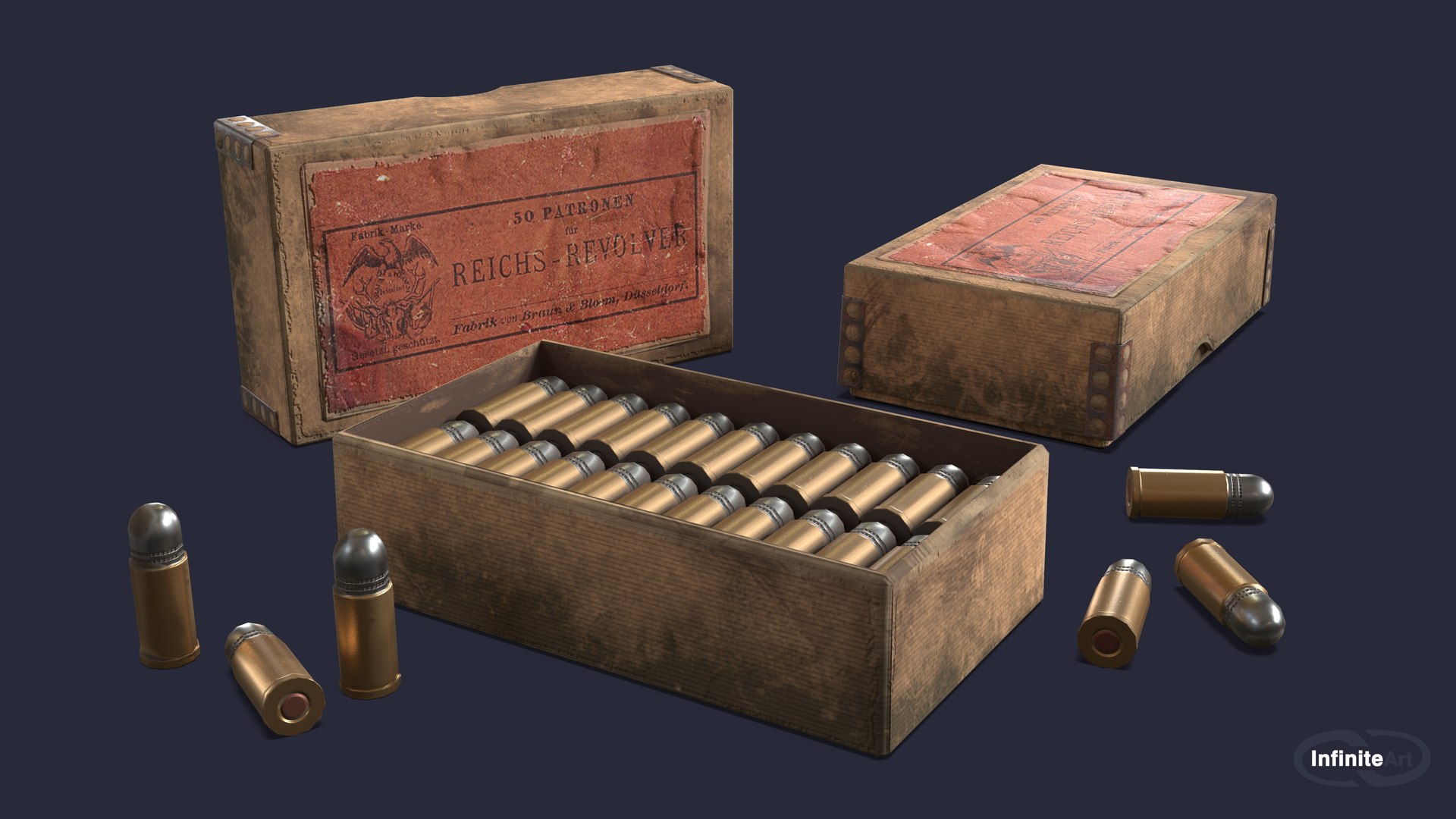 Revolver Cartridges Model - TurboSquid 1860916