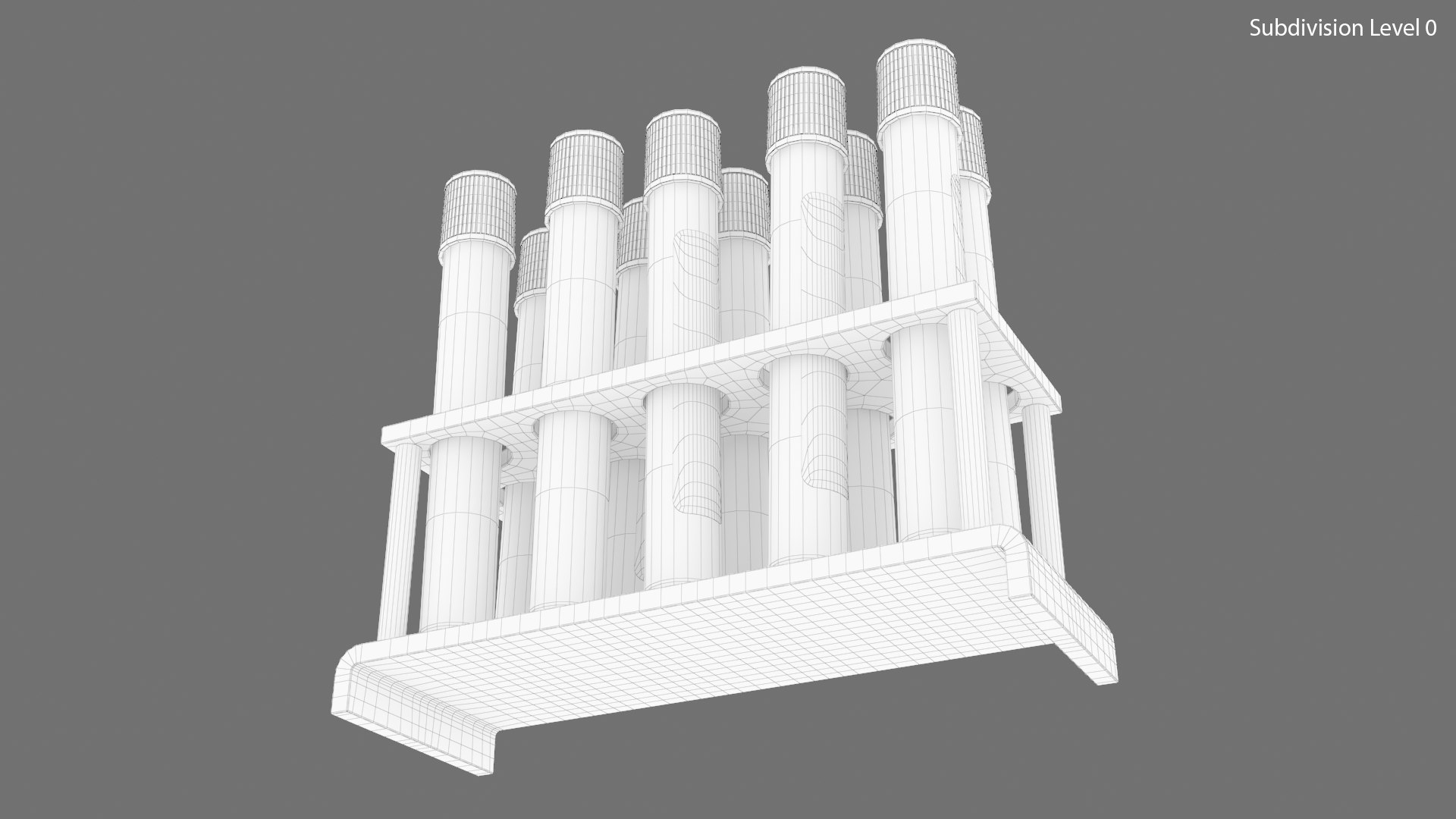 Covid 19 Blood Vial Rack 3D Model - TurboSquid 2125392