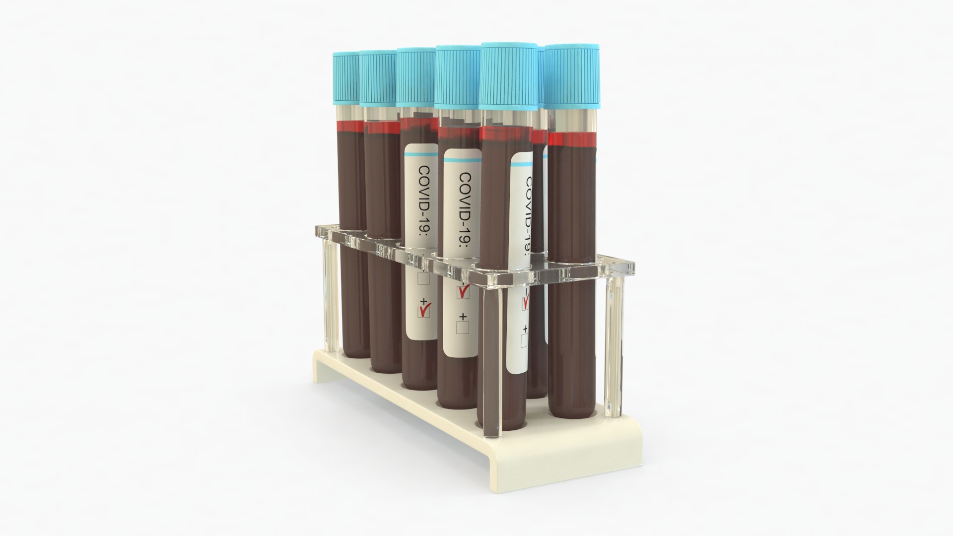 Covid 19 Blood Vial Rack 3D Model - TurboSquid 2125392