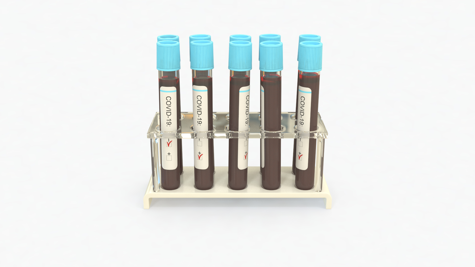 Covid 19 Blood Vial Rack 3D Model - TurboSquid 2125392