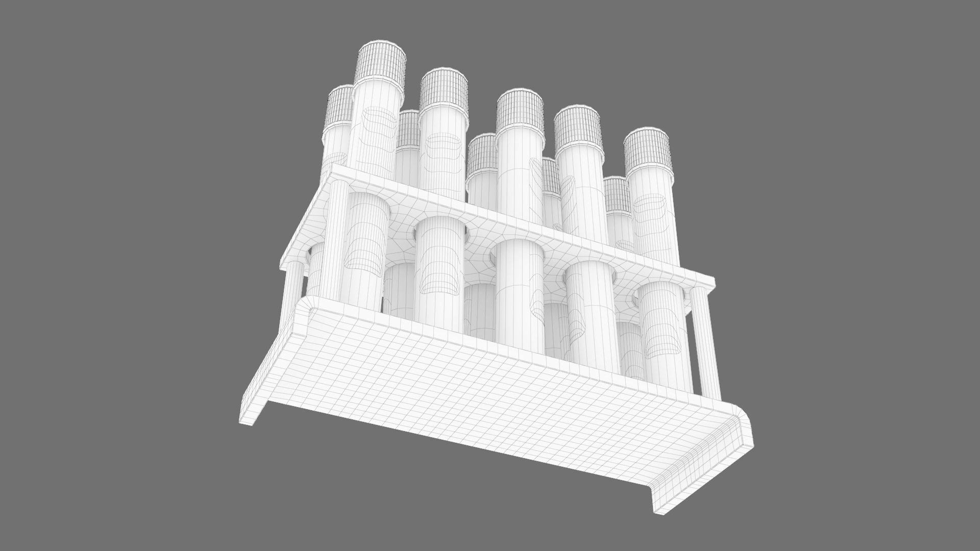 Covid 19 Blood Vial Rack 3D Model - TurboSquid 2125392