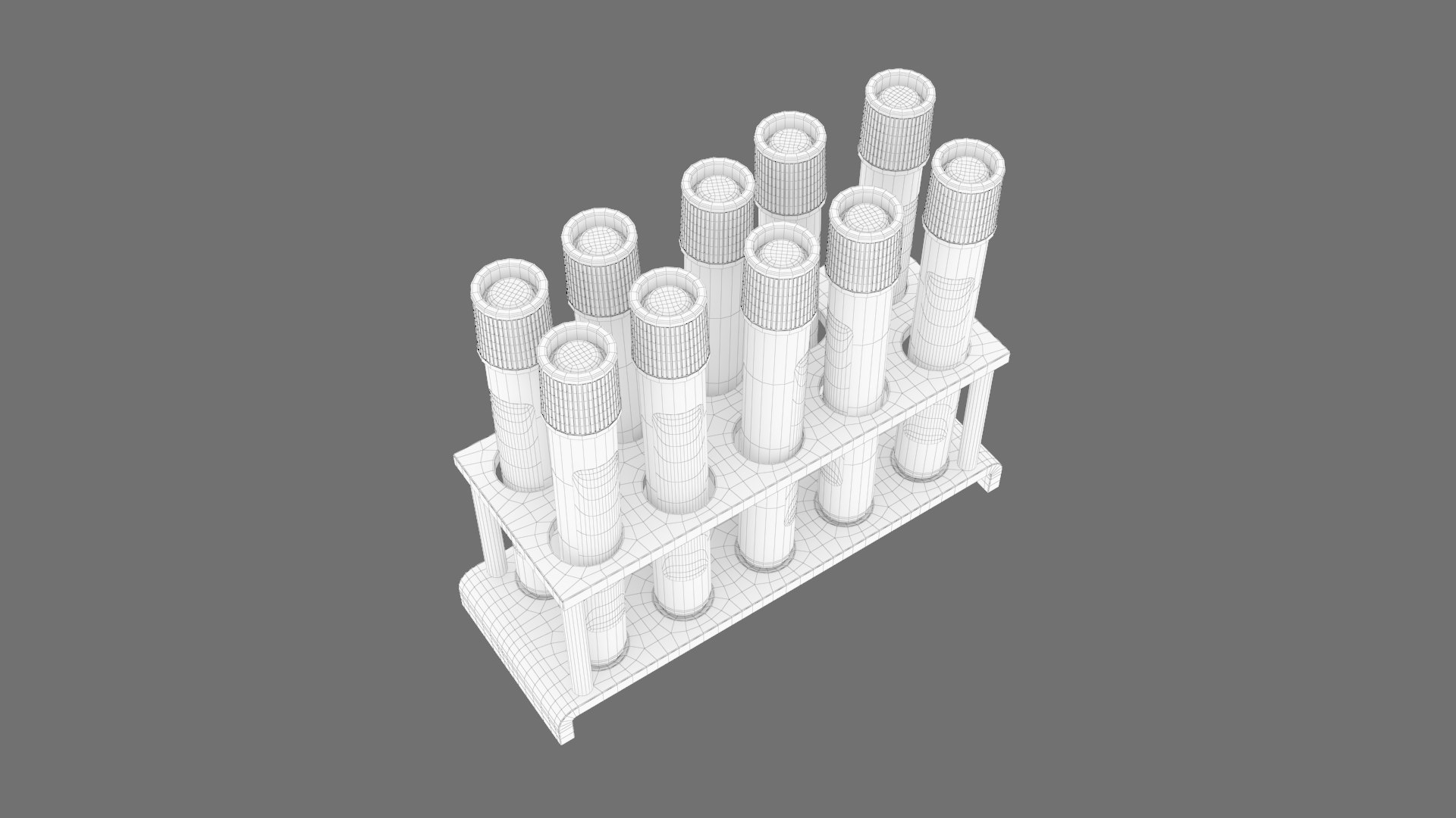 Covid 19 Blood Vial Rack 3D Model - TurboSquid 2125392