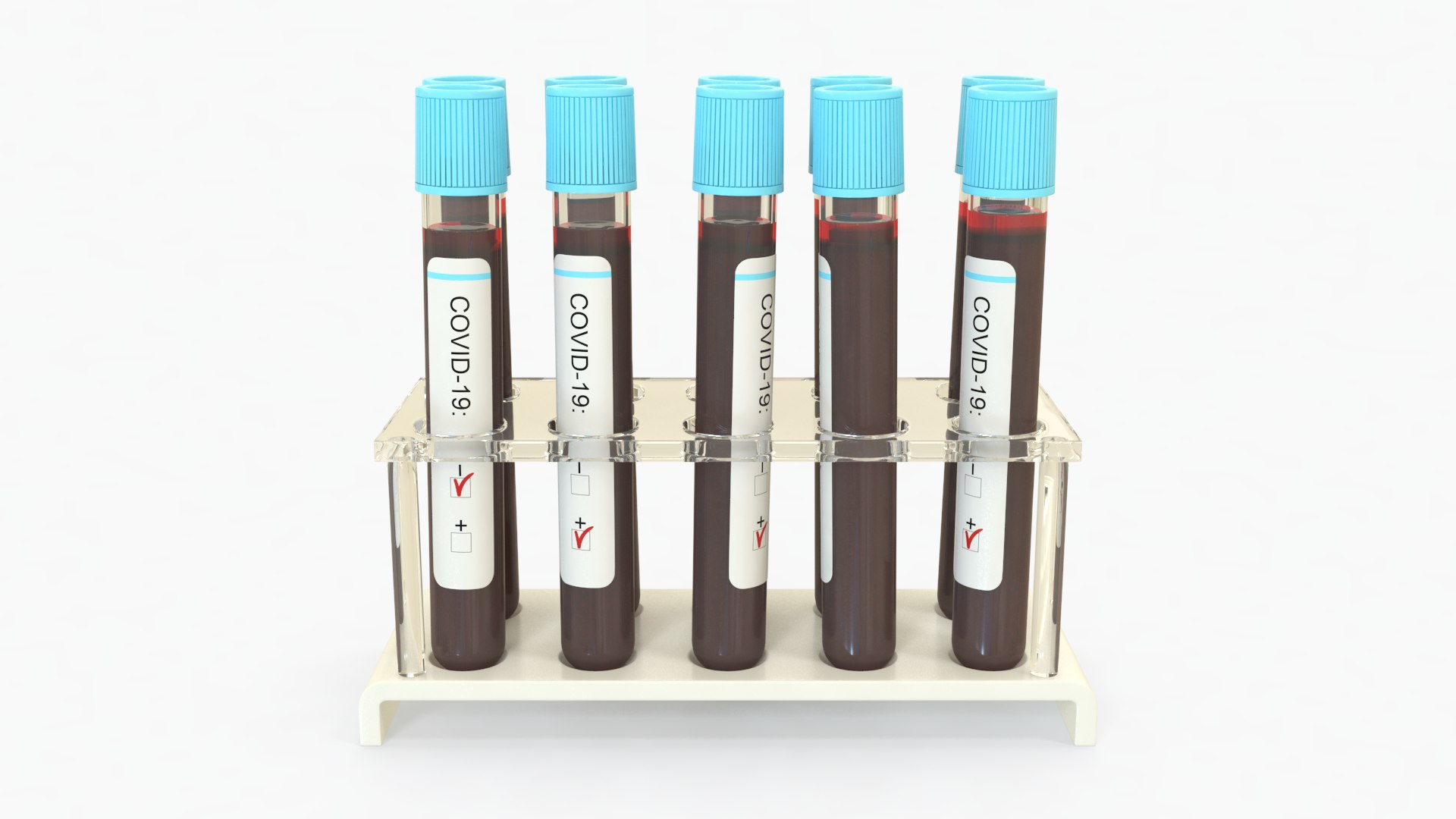 Covid 19 Blood Vial Rack 3D Model - TurboSquid 2125392