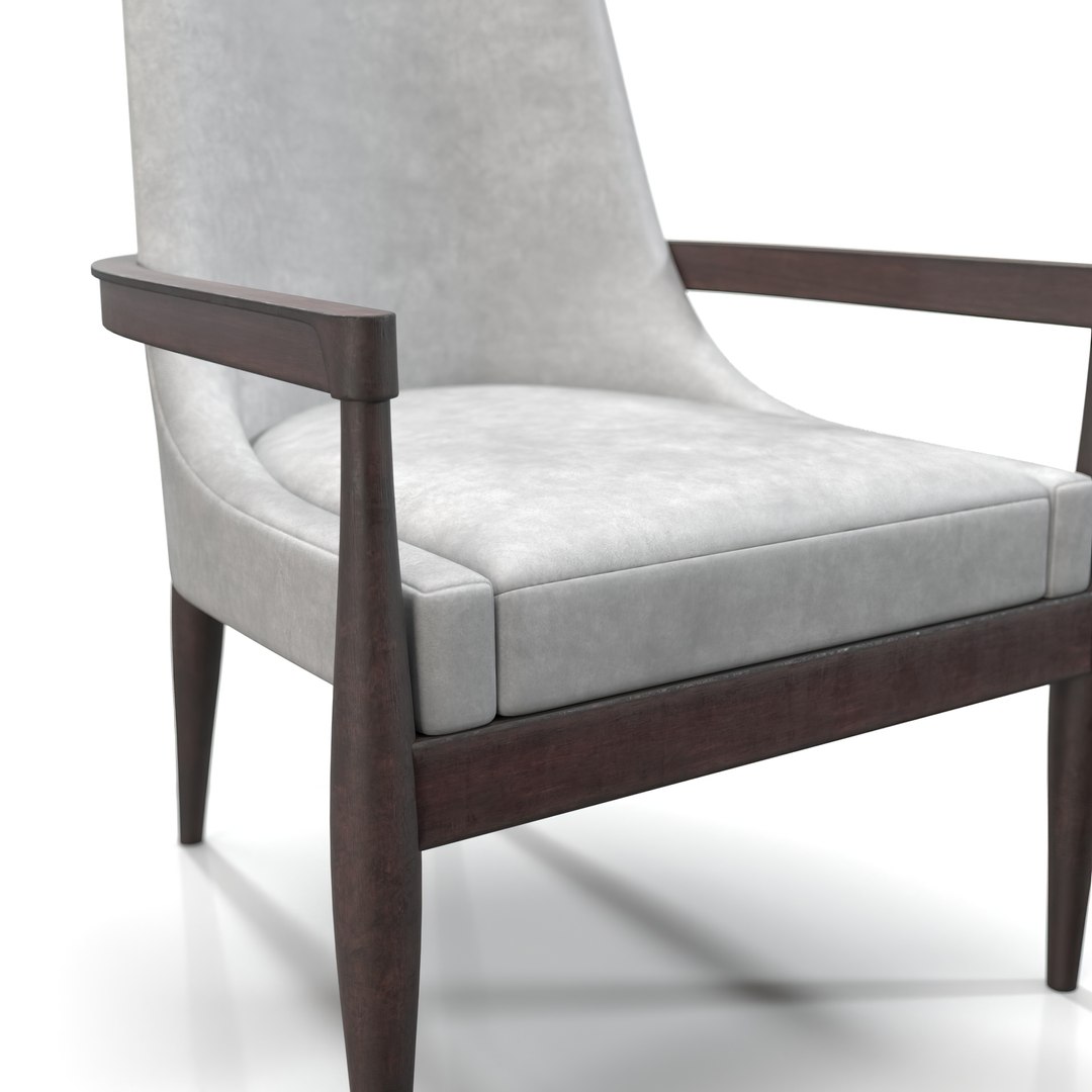 3D Salma Lounge Chair Kellex PBR Model - TurboSquid 2235308